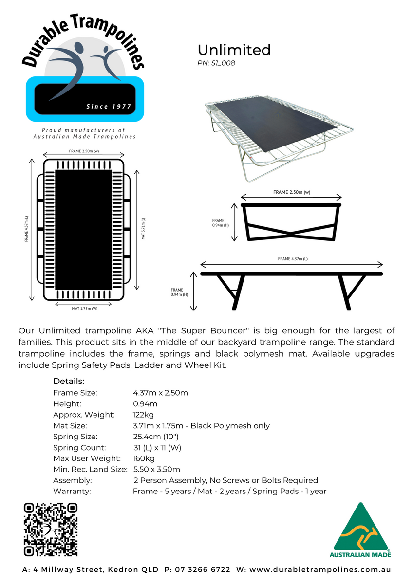 Unlimited Trampoline – Durable Trampolines